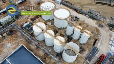 China Epoxy Coated Steel Bolted Tanks for Municipal Sludge Storage: Large-Scale Urban Sludge Containment for sale