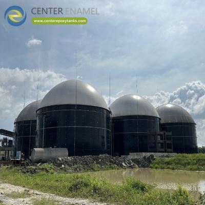 China Double Membrane Roofs for Methane Digester Tanks: Seals the tank and holds methane gas. for sale