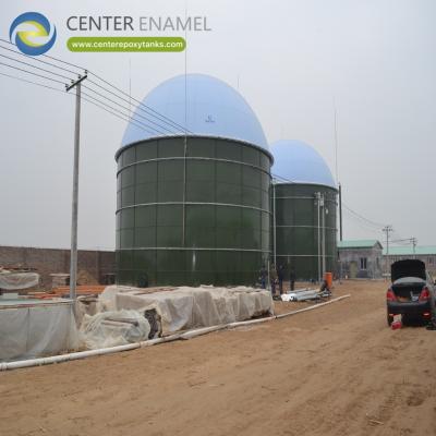 China Double Membrane Roofs for Mini Biogas Digesters: Provides a compact, sealed gas holder. for sale