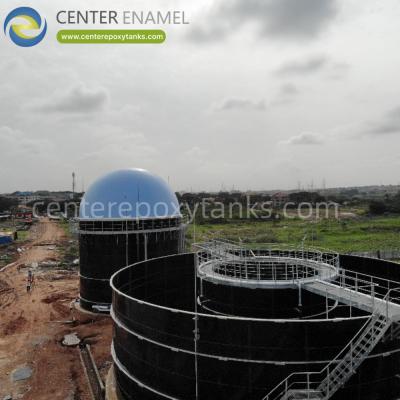 Cina Tetti a doppia membrana per vasche biogas di liquame: Trasformano i rifiuti animali in gas rinnovabile. in vendita