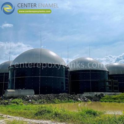 China Double Membrane Roofs for Gas Holder Biogas Storage: Maximizes gas storage capacity. for sale