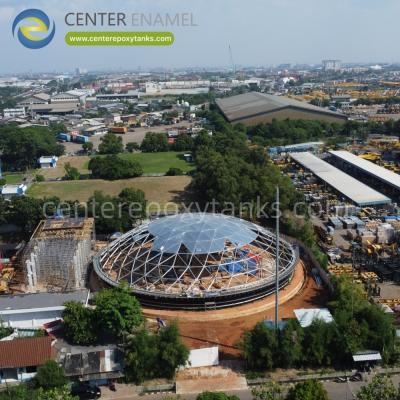 China Aluminum Dome Roof for Seawater Desalination Tanks: Built to withstand harsh, salty environments for sale