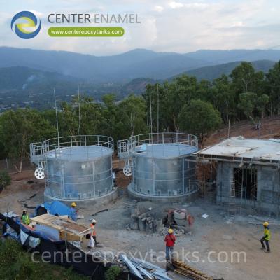 China Galvanized Steel tank for Municipal Water Storage: Serves as a Reliable Reservoir for Urban Water for sale