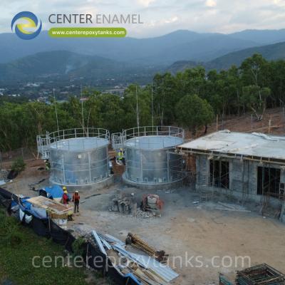 China Galvanized Steel tank for Warehouse Fire Water Supply: Provides Essential Water Containment for Industrial Buildings for sale