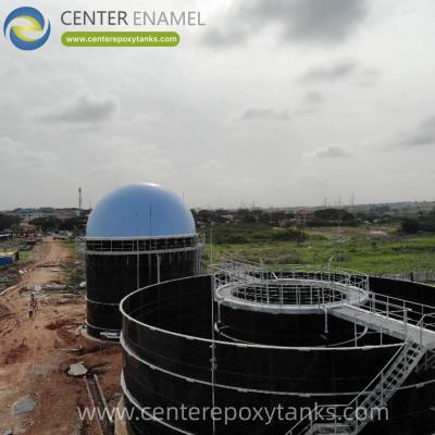 China Double Membrane Biogas Holder for Animal Waste Tank: A Strong, Flexible Solution for Collecting Gas Produced from Manure and Slurry for sale