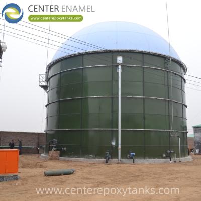 China Double Membrane Biogas Holder for Pulp Mill Wastewater Treatment: Stores Biogas Generated During the Anaerobic Treatment of Paper-Making Effluent for sale
