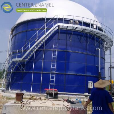 China Double Membrane Biogas Holder for Cheese Wastewater Treatment: Collects and Holds the Biogas Produced from Dairy Whey and Processing Effluents for sale