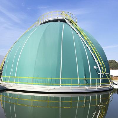 China Double Membrane Biogas Holder for Lemon Processing Wastewater Treatment: Captures Gas Produced During the Digestion of High-Strength, Acidic Processing Effluent for sale