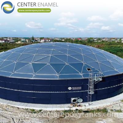 China Aluminum Geodesic Dome for Water Storage Tank: Provides a Clean Barrier Against Environmental Contaminants for General Water Reserves for sale