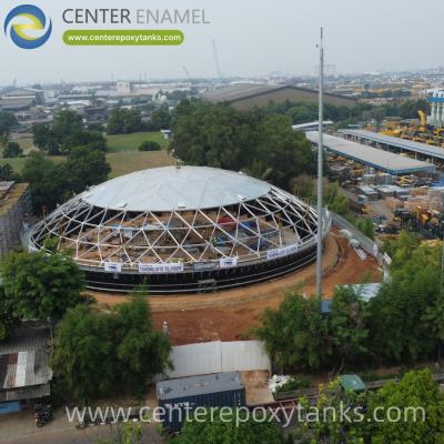 China Aluminum Geodesic Dome for Firefighting Water Storage Tank: Prevents Contamination and Keeps the Emergency Water Supply Clean and Reliable for sale