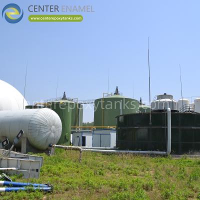 China Biogas Holder for a Biogas Production Project: Captures and Contains the Methane-Rich Gas, Protecting It from Air Contamination and Weather Elements for sale