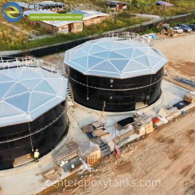 China Aluminum Geodesic Dome Roof for Welded Stainless Steel Finished Fuel Storage Tanks: Eliminates the Risk of Contamination and Preserves the High Quality of Refined Products for sale