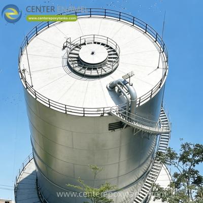 China Welded Steel Tanks as Floating Roof Oil Storage Tank: Integrates vapor-suppression technology with a high-strength welded steel shell for sale