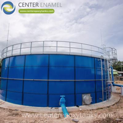 China Epoxy Bonded Steel Bolted Tanks as Palm Oil Mill Effluent (POME) Tanks: Specifically built to handle hot and acidic palm oil waste. for sale