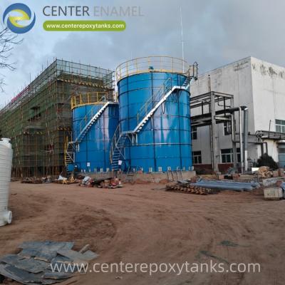 China Epoxy Bonded Steel Bolted Tanks as Industrial Wastewater Tank: Highly resistant to aggressive industrial chemicals and effluents. for sale