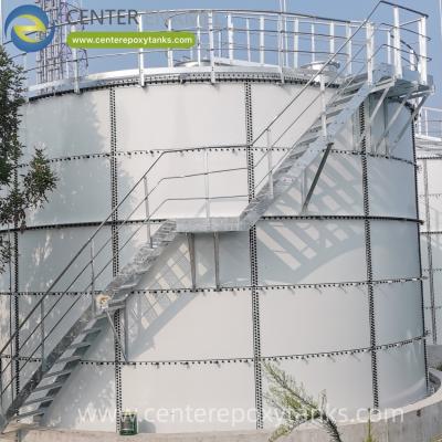 China Epoxy Bonded Steel Bolted Tanks as Poultry Farm Wastewater Tank: Resists high ammonia levels and organic loads from poultry waste. for sale