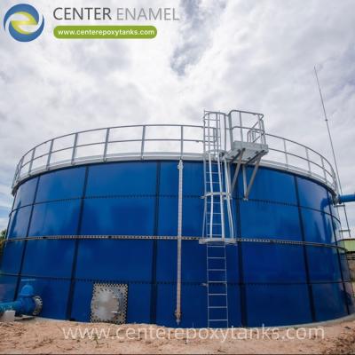 China Epoxy Bonded Steel Bolted Tanks as Sugar Industry Wastewater Tank: Resists corrosion from the organic acids and fermentation in sugar processing. for sale