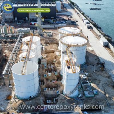 China Bolted Steel Tanks as dairy effluent storage tank: Resists the high-protein and fatty acid concentrations typical of dairy waste. for sale