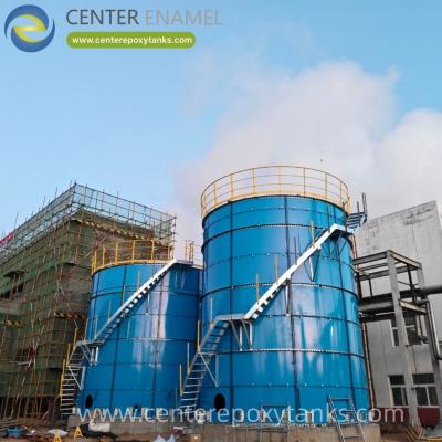 China Bolted Steel Tanks as an industrial process water tank: Supplies consistent water volumes for critical cooling and manufacturing tasks. for sale