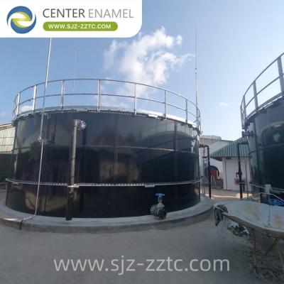 China Center Enamel Provides Biogas Technology for Vietnam Dairy Farm Wastewater Treatment Project for sale