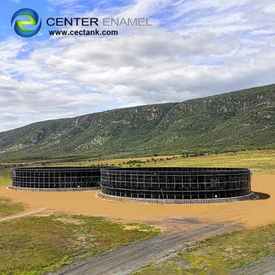 China Water Sewage Wastewater Holding Storage Tanks 18000m3 Anti Adhesion for sale
