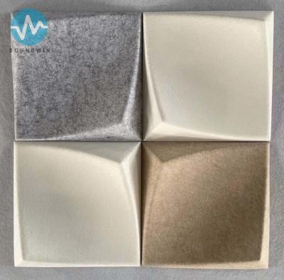 China 3D Polyester Fiber Acoustic Panel  For Wall cladding of Office for sale