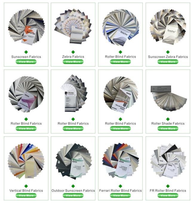 Polyester PVC Openness 4% Roller Blind Fabric Sunshade Solar Screen Sunscreen Fabric 9