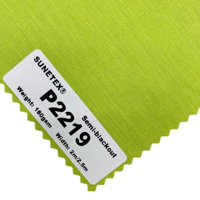 China SuneTex Single Side Pearlic Polyester Roller Blinds Fabric 180gsm for sale