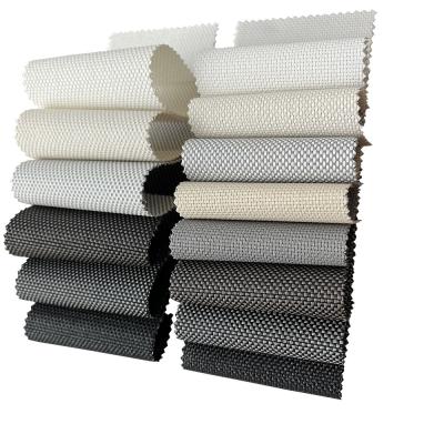 China 0.65mm Outdoor Solar Screen Polyester Sunscreen Fabric Width 2m 2.5m 3m for sale