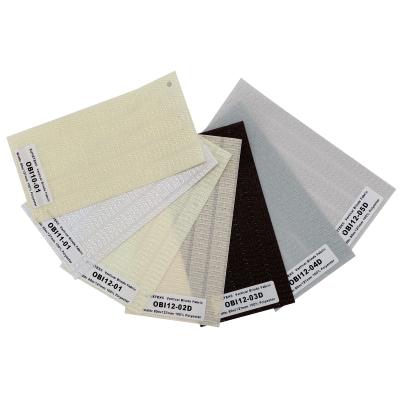 China Motorized Insulated 100% Polyester Replacement Blind Vertical Fabric OEM for sale
