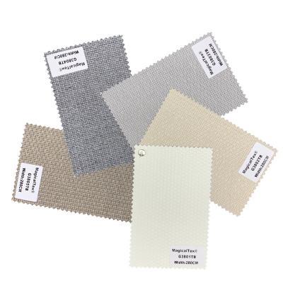 China 100% Blackout Polyester Jacquard Foaming White Coated Roller Blinds Fabric For Office for sale