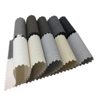 China Outdoor Fireproof 5% Openness Waterproof Blinds Fabric Sunlight Sunscreen Fabric for sale