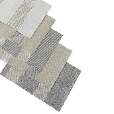 China Semi Blackout Blinds Fabric For Windows Shades Day And Night Zebra Blinds Roller for sale
