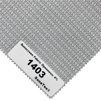 China Polyester Solar 4% Openness Textured Pattern Roller Blind Fabrics For Window Treatment for sale