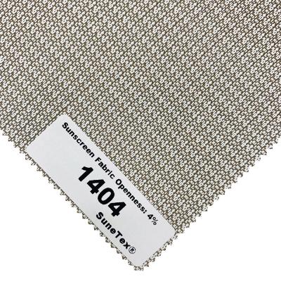 China Polyester Solar 4% Openness Textured Pattern Roller Blind Fabrics For Window Treatment for sale
