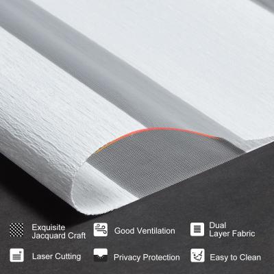 China 100% Polyester Outlet Roller Blind Zebra Fabric with Wooden Pattern for sale
