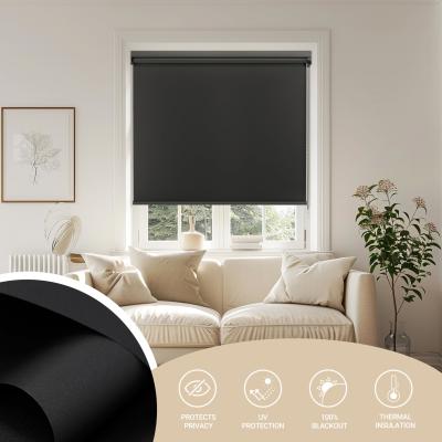 China White Coating 100% Blackout Curtain Fabric with Silver Coated Sunshade Fabric Width 2.8m for sale