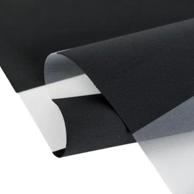 China 425GSM 100% Polyester Zebra Blinds Fabric with 100% Blackout for French Windows for sale