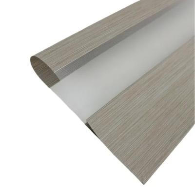 China Customized 425GSM Zebra Blinds Fabric for French Window with Blackout and Anti-UV Features for sale