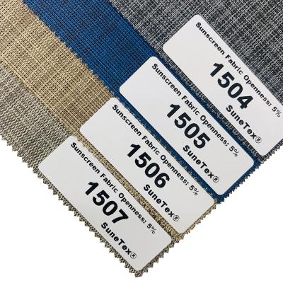 中国 遮光ロールスクリーン生地 ソーラーサンスクリーンロールブラインド サンシェード生地 販売のため