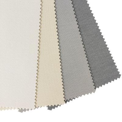 China Popular Style 1% Openness Solar Screen Blinds Fabrics for Custom Window Shades for sale