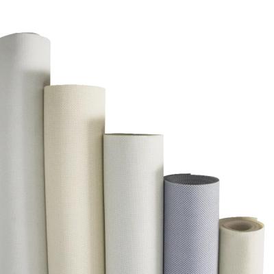 China 5% Openness Factor 470GSM Polyester PVC Sunscreen Fabric 2/2.5/3m Width for Hotel Office for sale