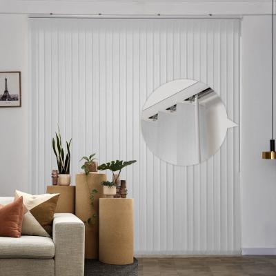 China 100% Polyester Vertical Blinds Fabric for French Windows with Semi Blackout Feature for sale