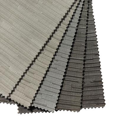 China 10% Openness Anti UV Waterproof Polyester PVC Sunscreen Roller Blind Fabric for sale