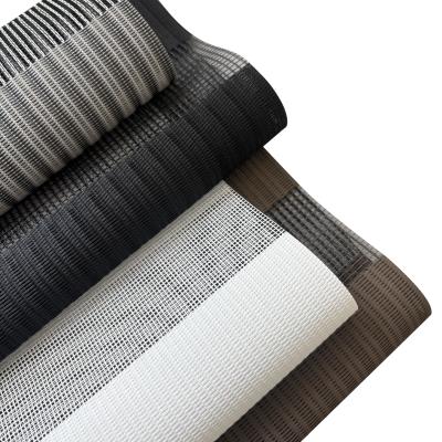 China 100% Polyester Horizontal Day Night Semi-blackout Zebra Roller Blinds Fabric For Home for sale
