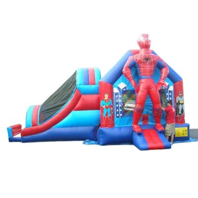 Cina Unisex Commercial Fun Bounce House Spider Man Castello gonfiabile per bambini Festa Salto in vendita