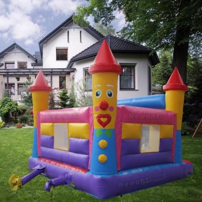 China Vinyl Bouncy Castle Inflatable Trampoline Slide for Home and Commercial Outdoor Play for sale