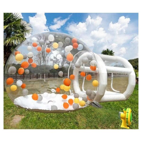 Customized Logo Bubble Bounce House Balloons in Clear Crystal Inflatable Dome Bubble Tent
