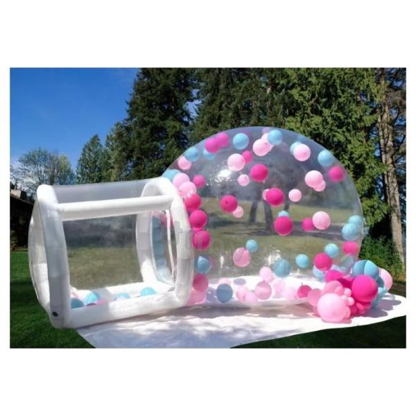 Customized Logo Bubble Bounce House Balloons in Clear Crystal Inflatable Dome Bubble Tent