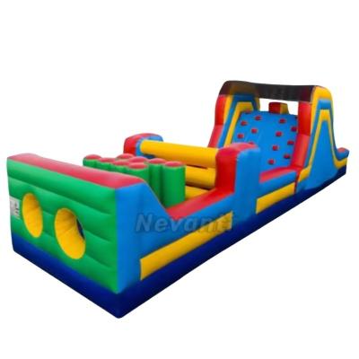 China Express or Train Shipping Method Castle Inflatable Match Obstacle Course for sale